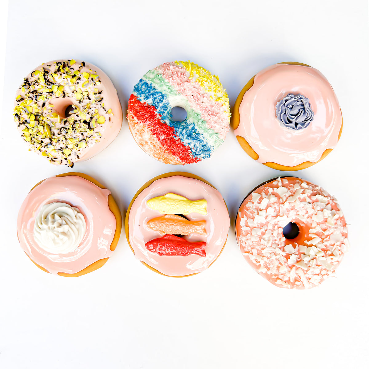 1809 Strawberry Cream Filled Ceramic Donut – Catherine McMillan